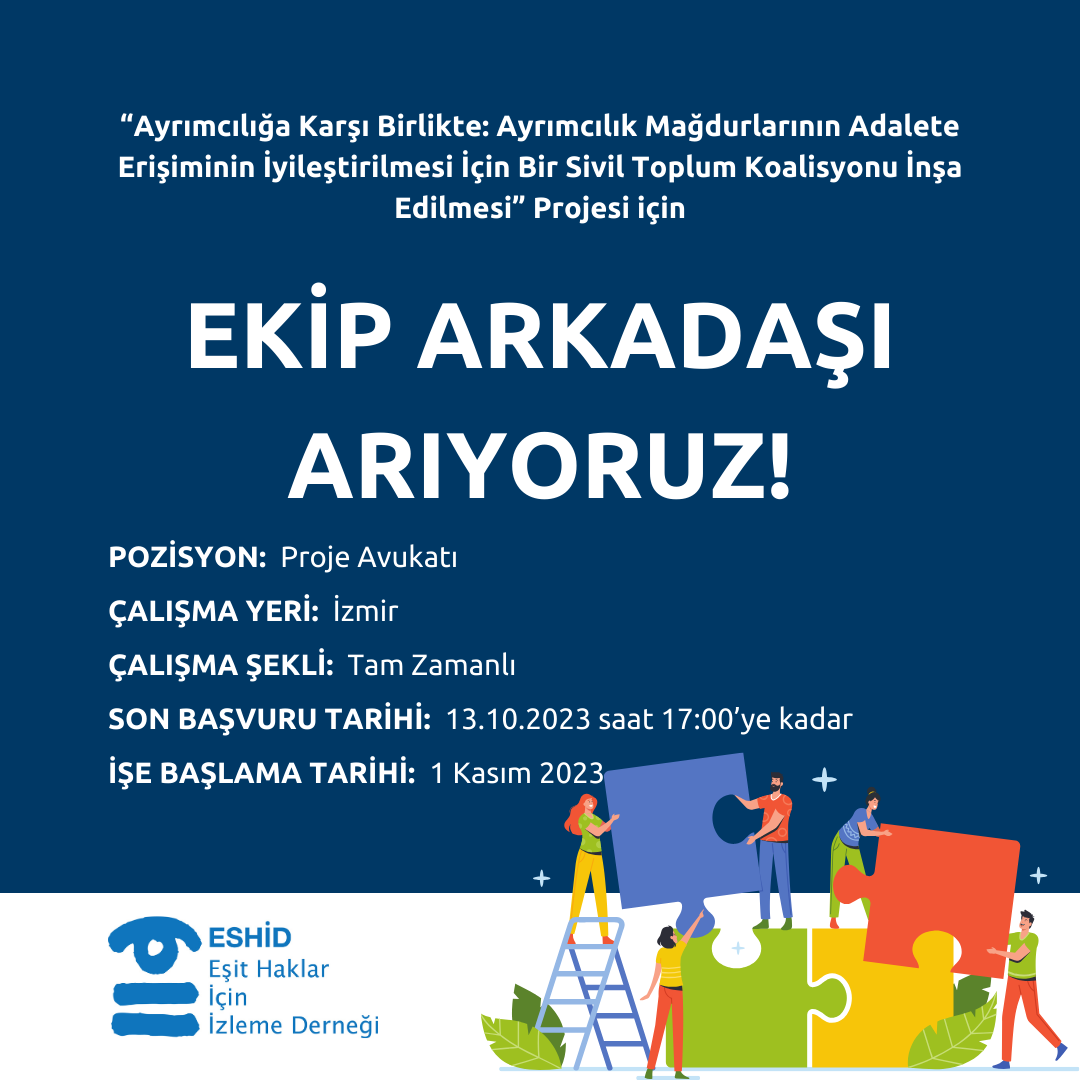 Ekip Arkadaşı Arıyoruz! - Eşitlik İzleme Merkezi